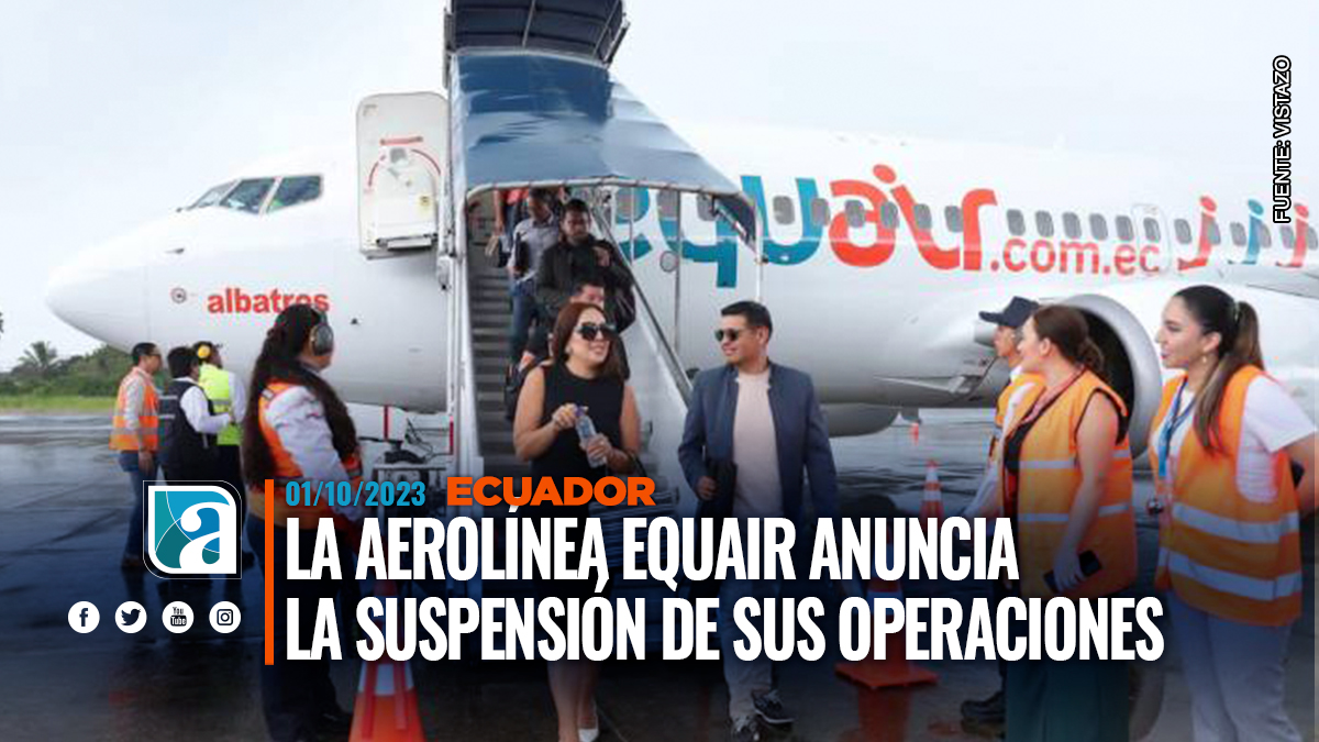 La aerolínea Equair anuncia la suspensión de sus operaciones – Achiras ... La aerolínea Equair anuncia la suspensión de sus operaciones – Achiras ...
